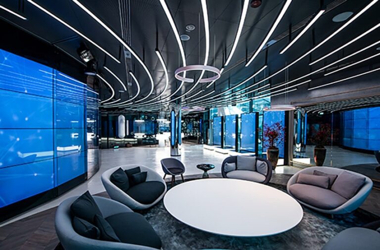 Futuristic Office Design Ideas 2023 for a Futuristic Workspace - Alive ...